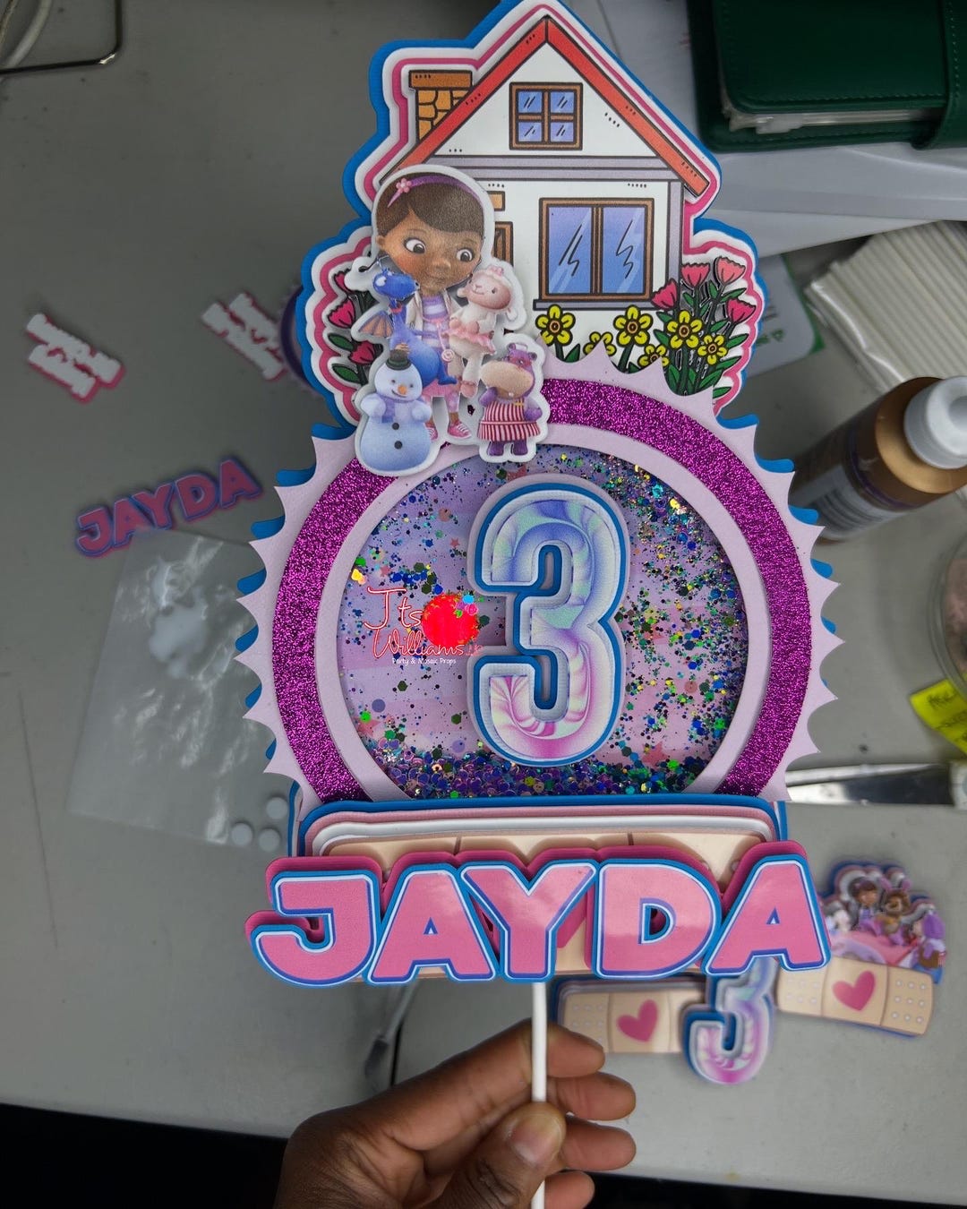 Doc Mcstuffins Birthday Cake Topper – Personalized Girl's Party ...