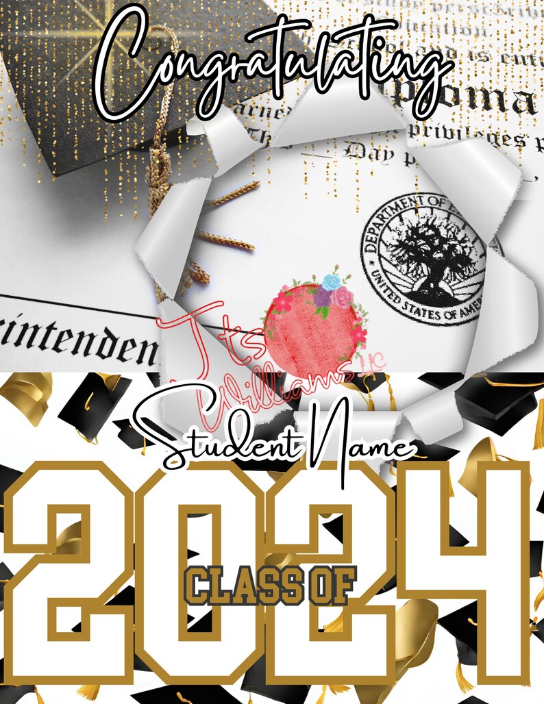 Editable Graduation Fan, 2024 Graduation Fan, Commemorative Grad Fans ...