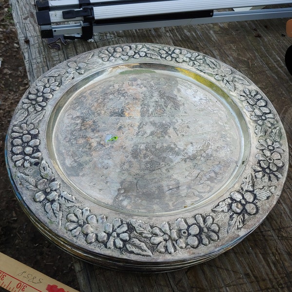Metal Dinner Plates Set - Etsy
