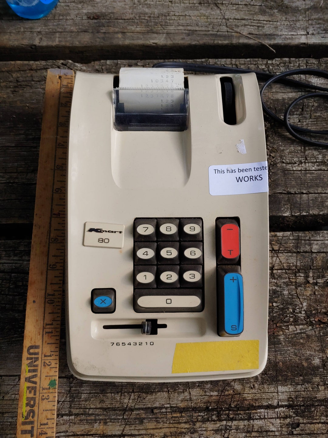 Vintage Kmart Electric Adding Machine Model 80 - Etsy