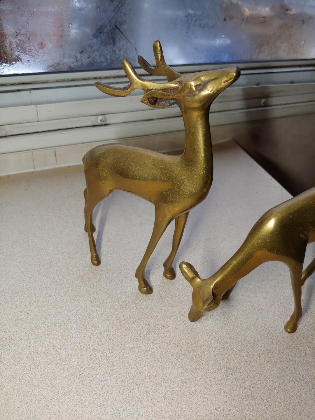 Vintage MCM Brass Deer Figurines Art Statues Denmark 8 - Etsy