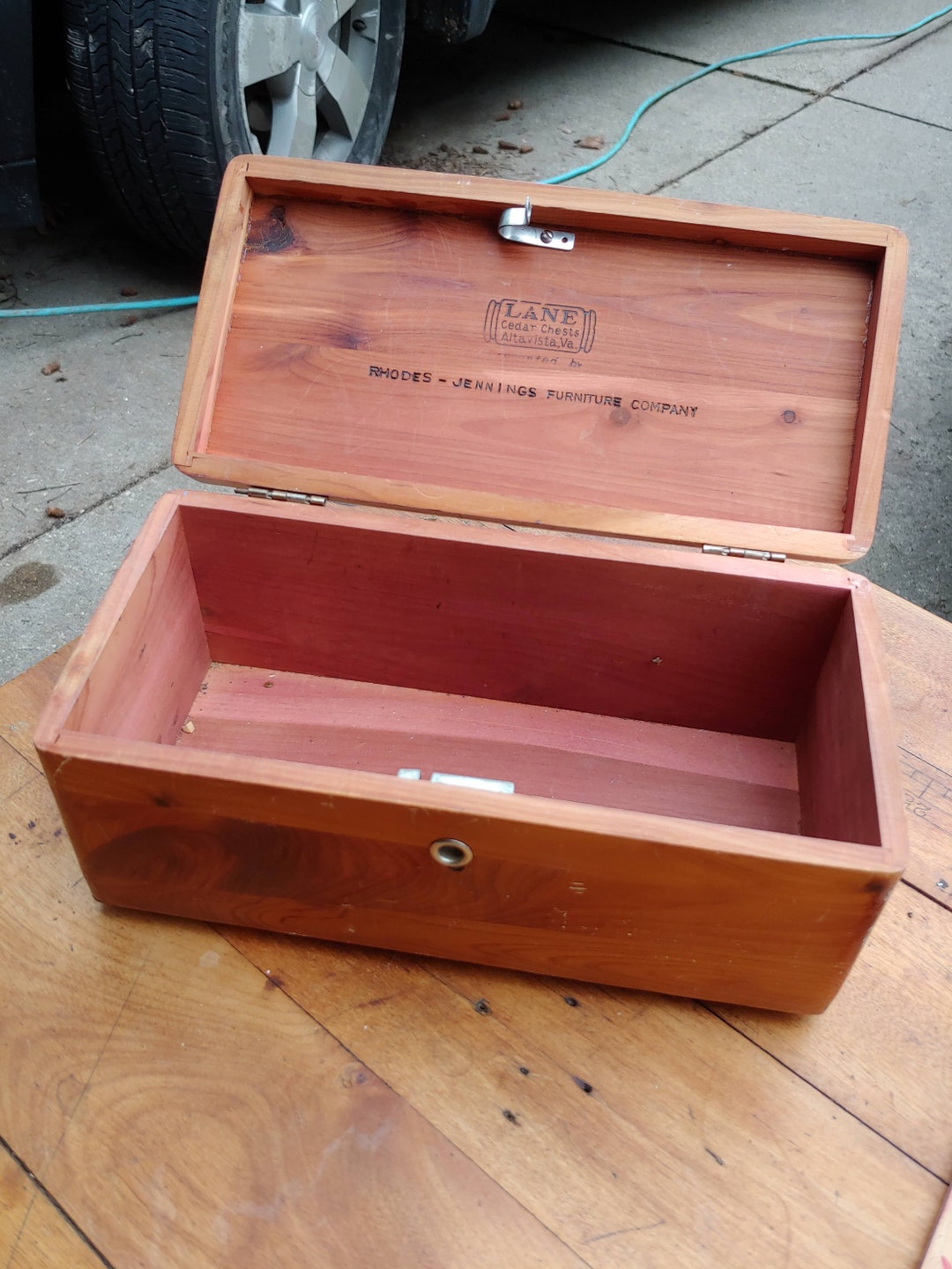 Vintage Lane Company Mini Cedar Chest Rhodes Jennings Furniture Co 1950 ...