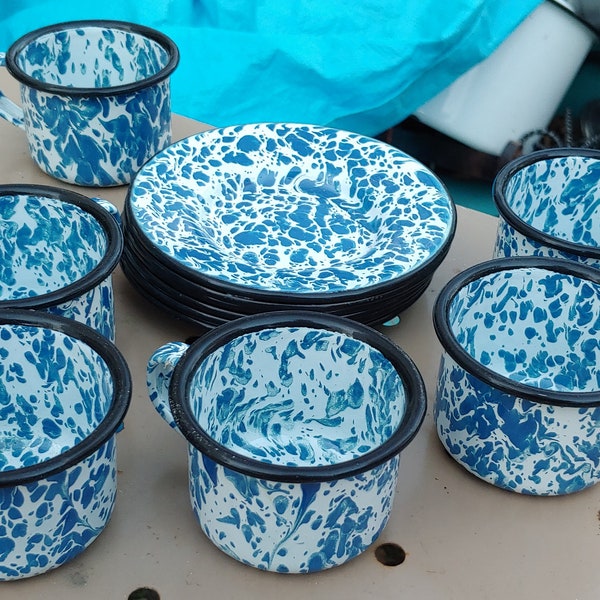 Enamelware Cups - Etsy