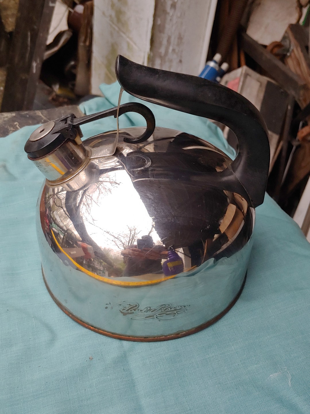 Vintage Paul Revere Ware Whistling Teapot Kettle Copper Bottom 2qt - Etsy