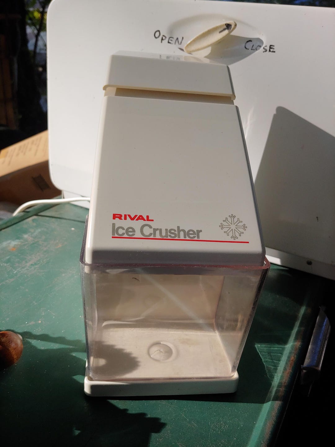 Rival Ice Crusher White Model 65301 With Removable Ice Tray, Vintage ...