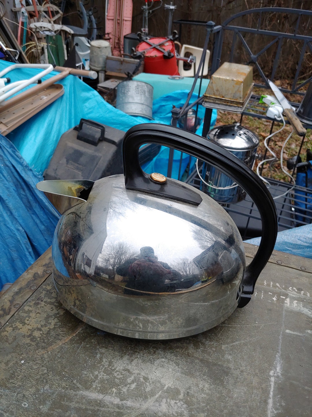 Vintage Mid Century Atomic Age Art Deco GE General Electric Model K48B ...