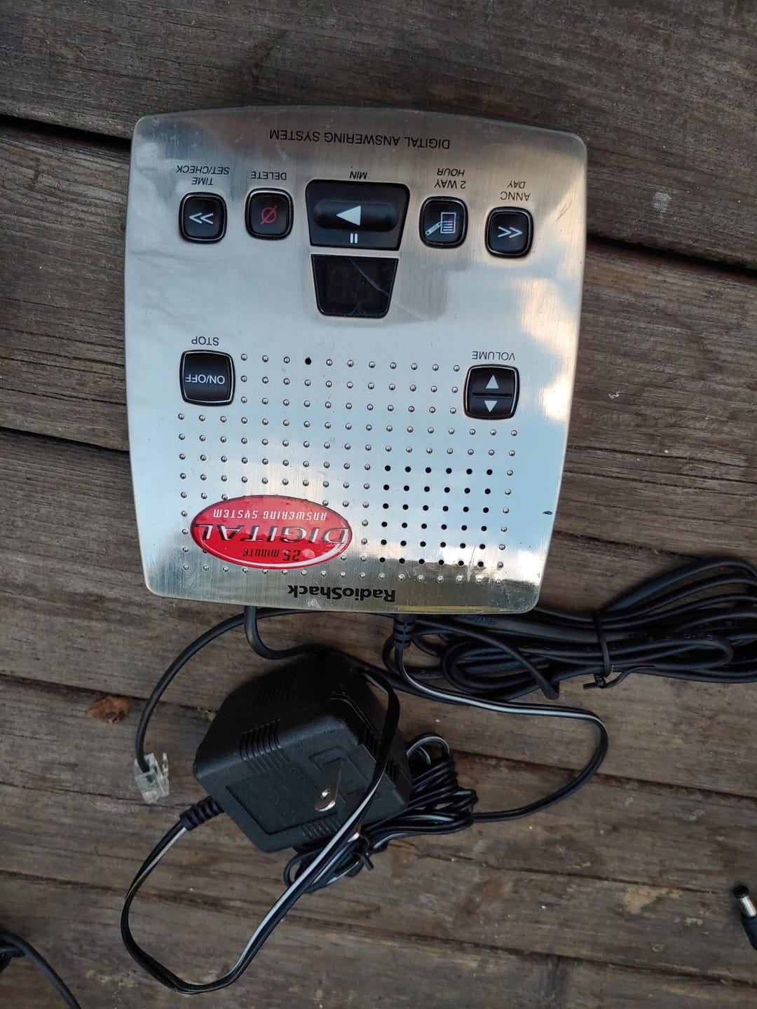 Radio Shack Digital Answering System 43-3888 Silver Retro - Etsy