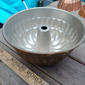 Vintage Copper Bundt Cake Pan/vintage Cake Pan/vintage Baking Tins ...