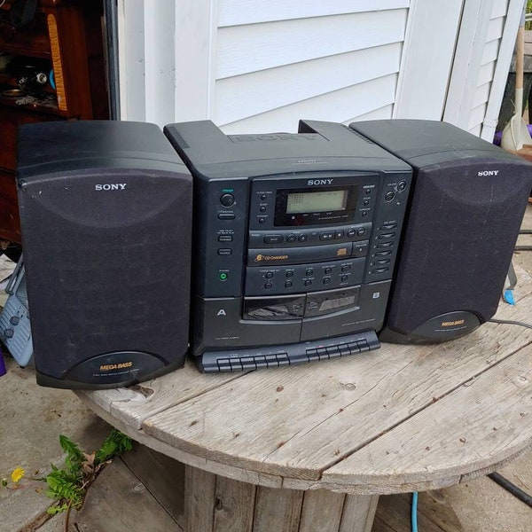 90s Sony Boombox - Etsy