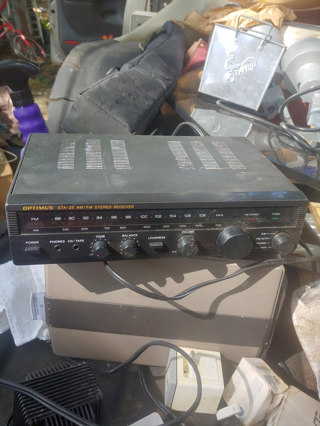 Vintage Optimus STA-20 AM/FM Stereo Receiver Works T8075 - Etsy