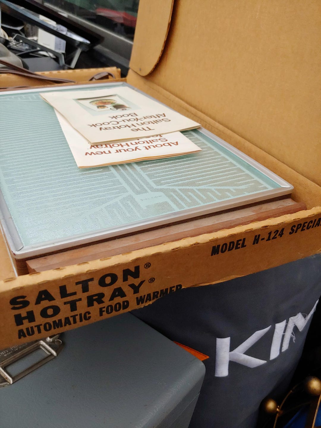 Vintage Salton Hot Tray Mid Century Kitchen Appliance Large Size Teak ...