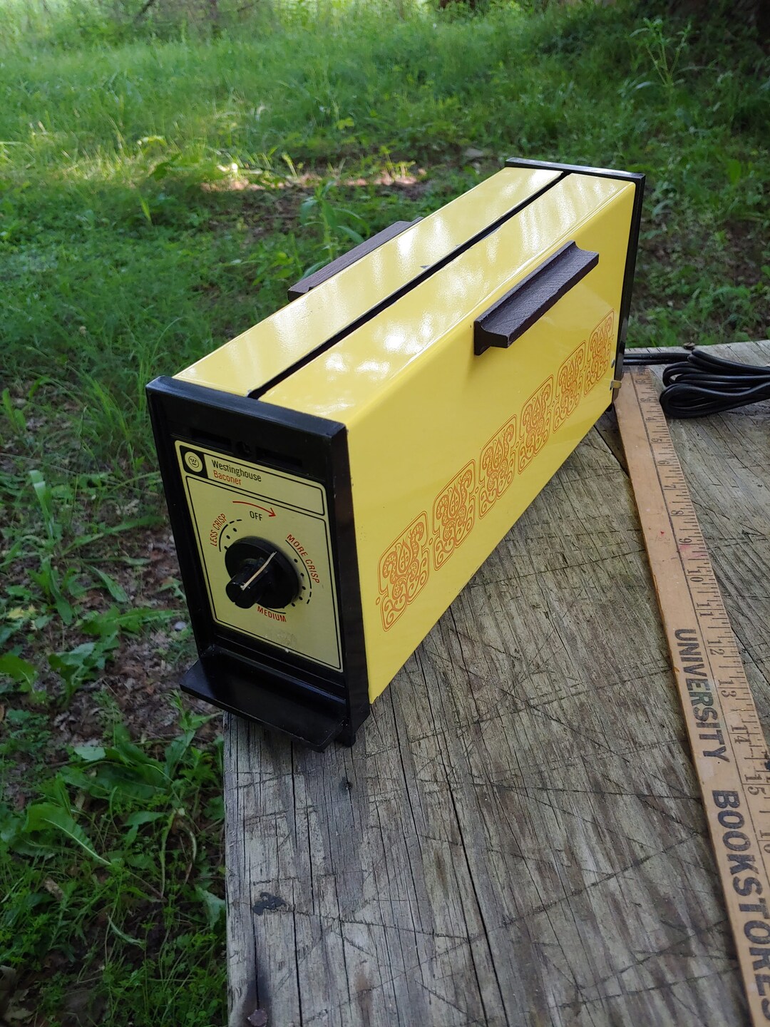 Vintage Westinghouse Baconer Grille Bacon Maker Machine Grill Yellow ...