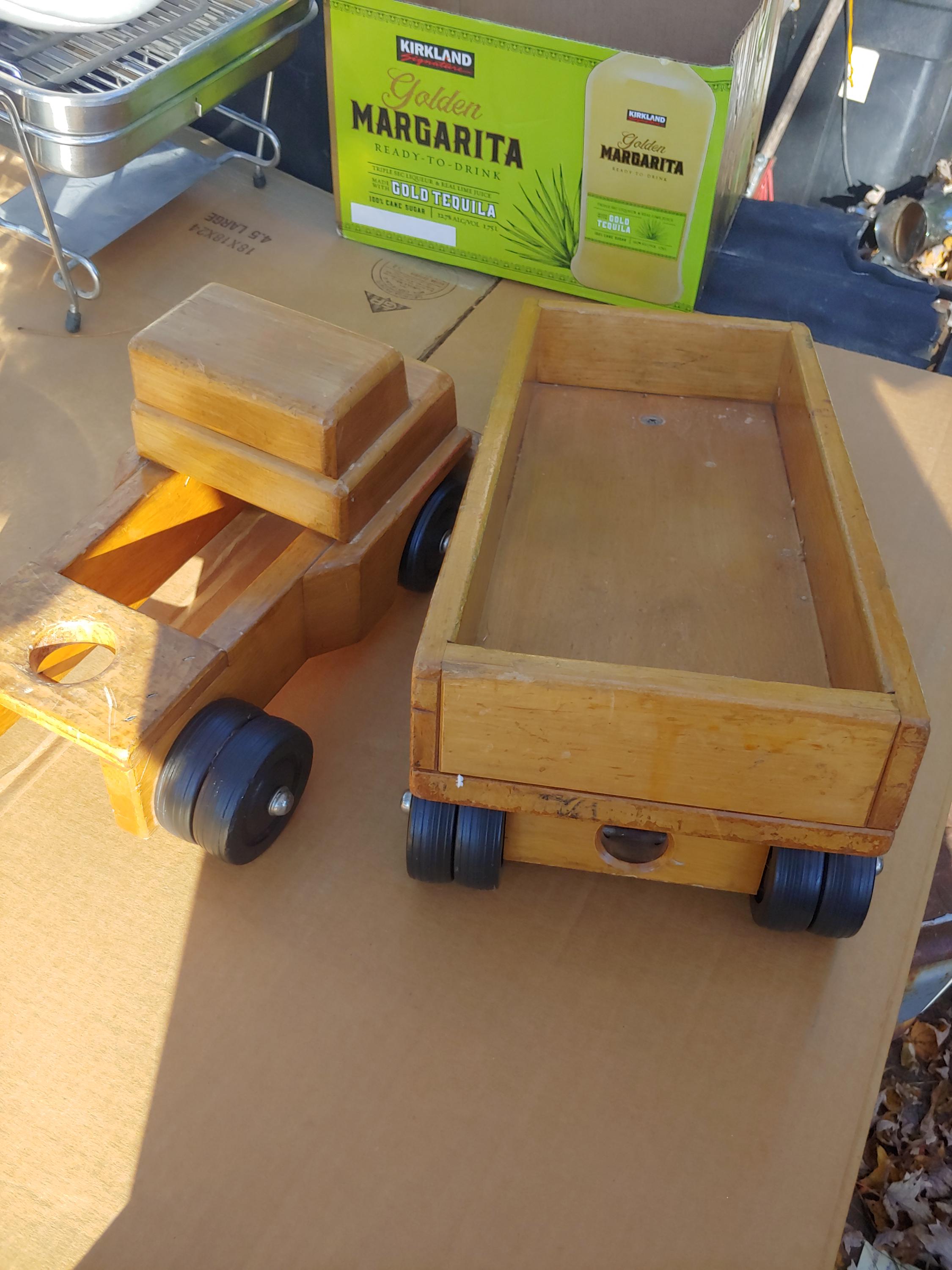 Community Playthings of NY Wooden Semi Truck Vintage 1950s 2 Piece 28 ...