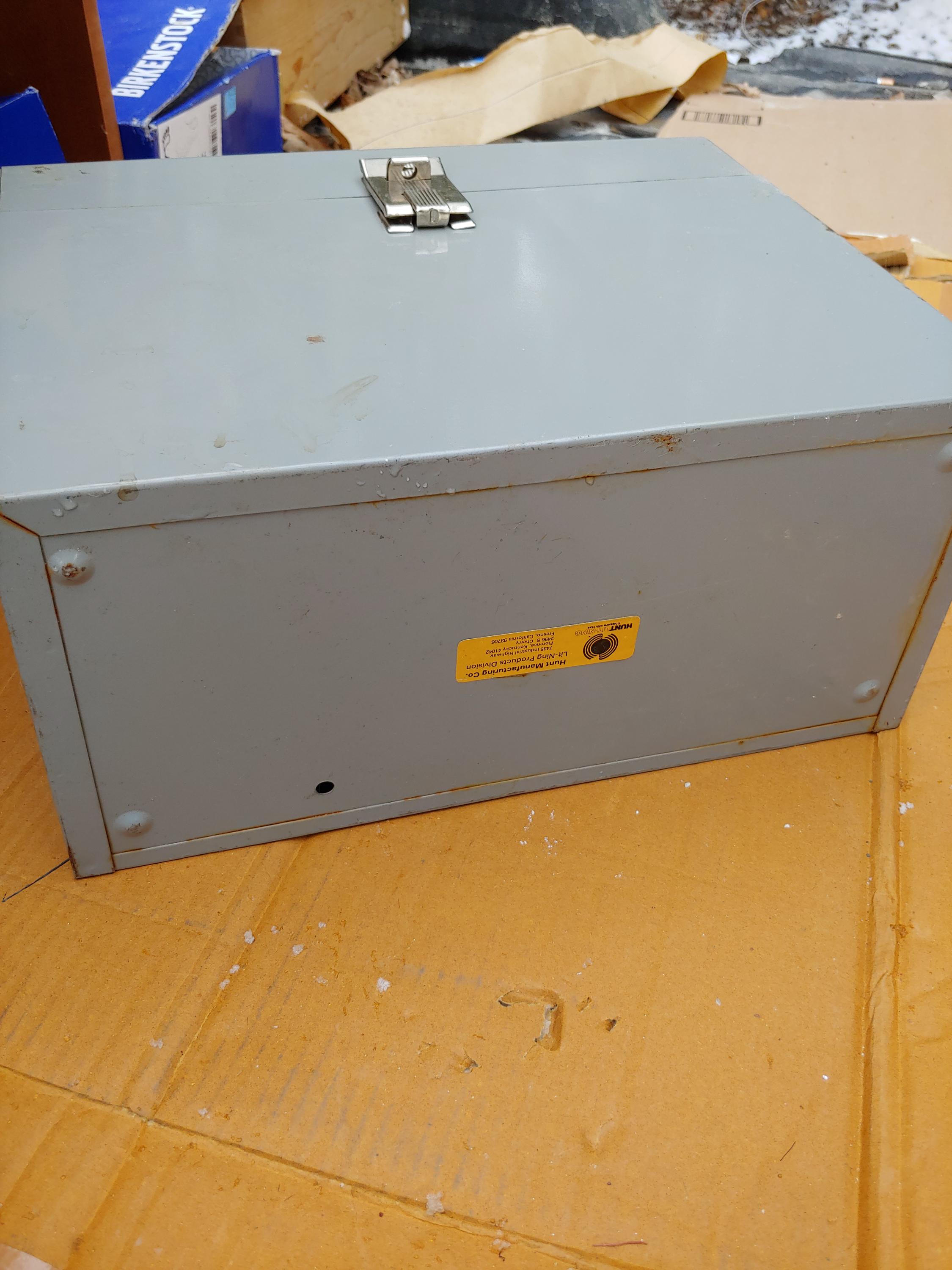 File Drawer Cabinet Box Drawer File Heavy Duty Mid Century Gray ...