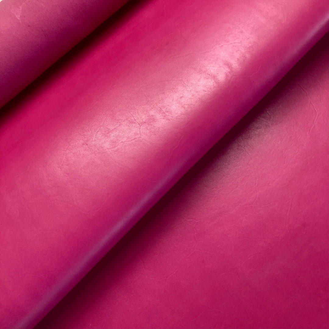 Vegetable Tanned Pink Leather Sheets: 2.4-2.6mm Crafting Leather - Etsy