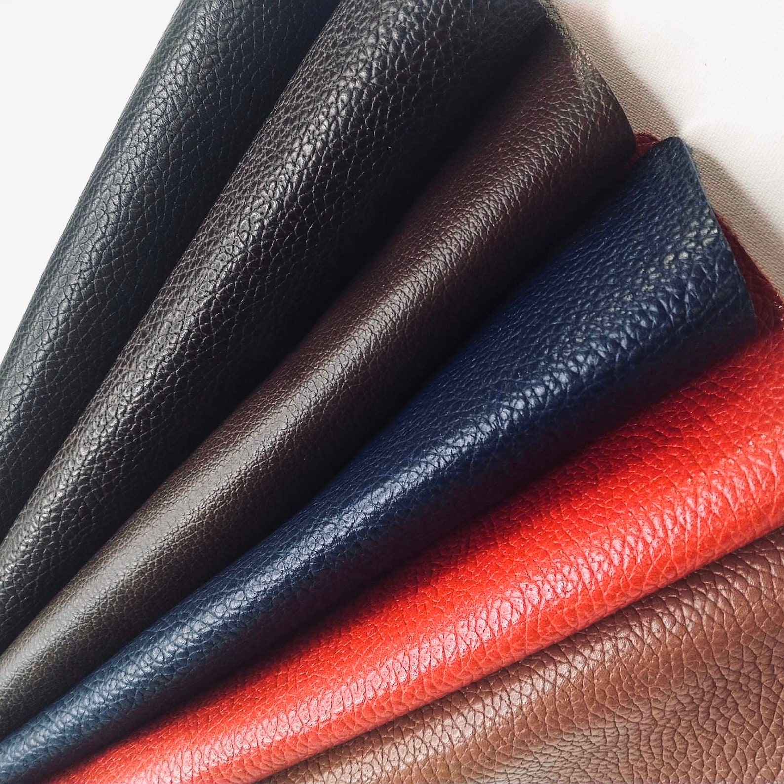 GENUINE COLOR LEATHER Sheets Flotter Leather Pebble Leather - Etsy