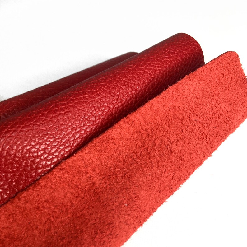 GENUINE COLOR LEATHER Sheets Flotter Leather Pebble Leather - Etsy