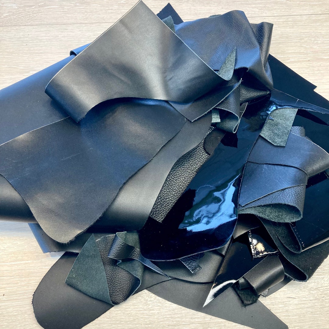 FREE BLACK LEATHER Scraps You Only Pay for Shipping and Listing Fees ...