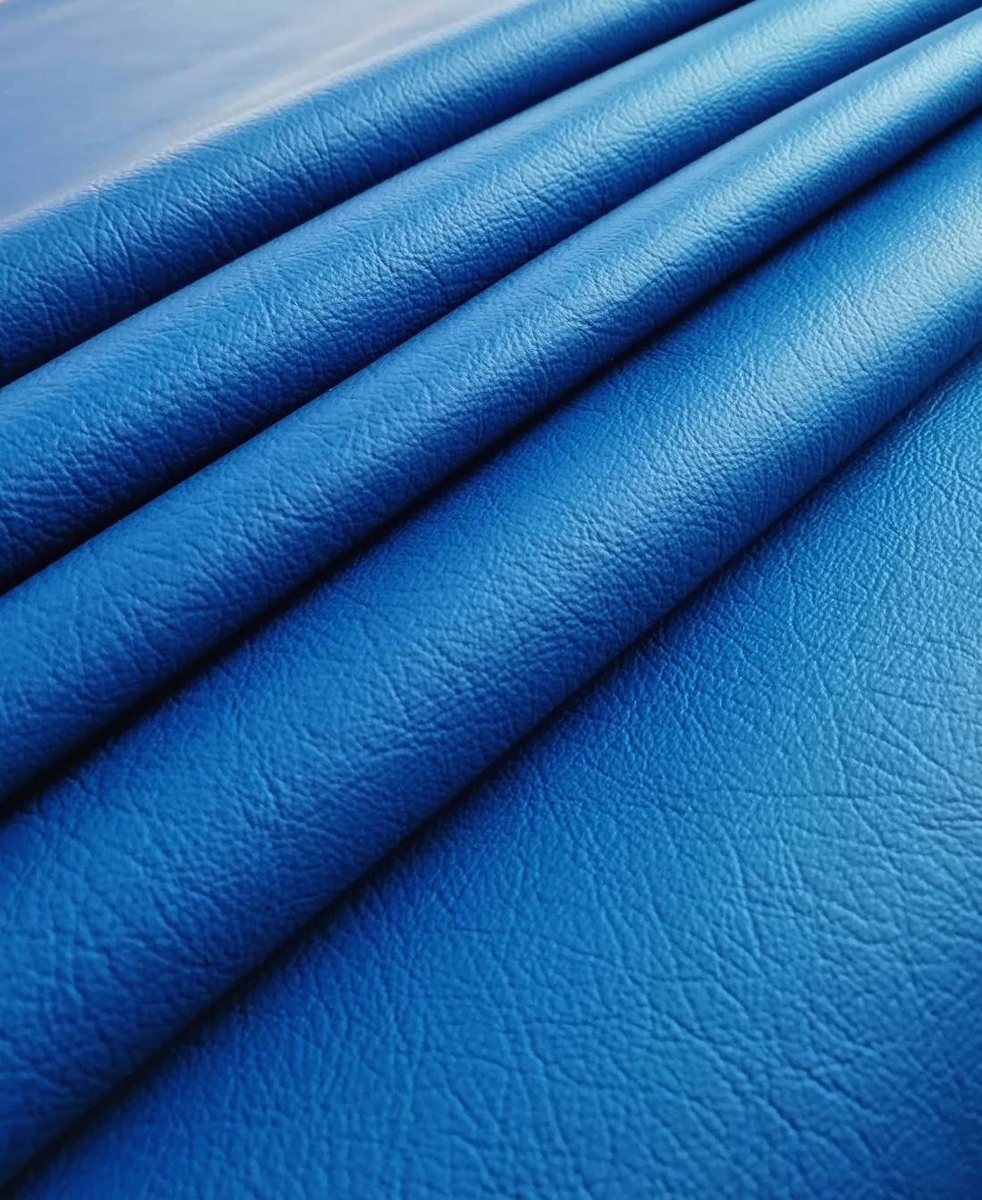 Electric Blue Italian Leather Sheets: Full Grain Aniline Cowhide - Etsy