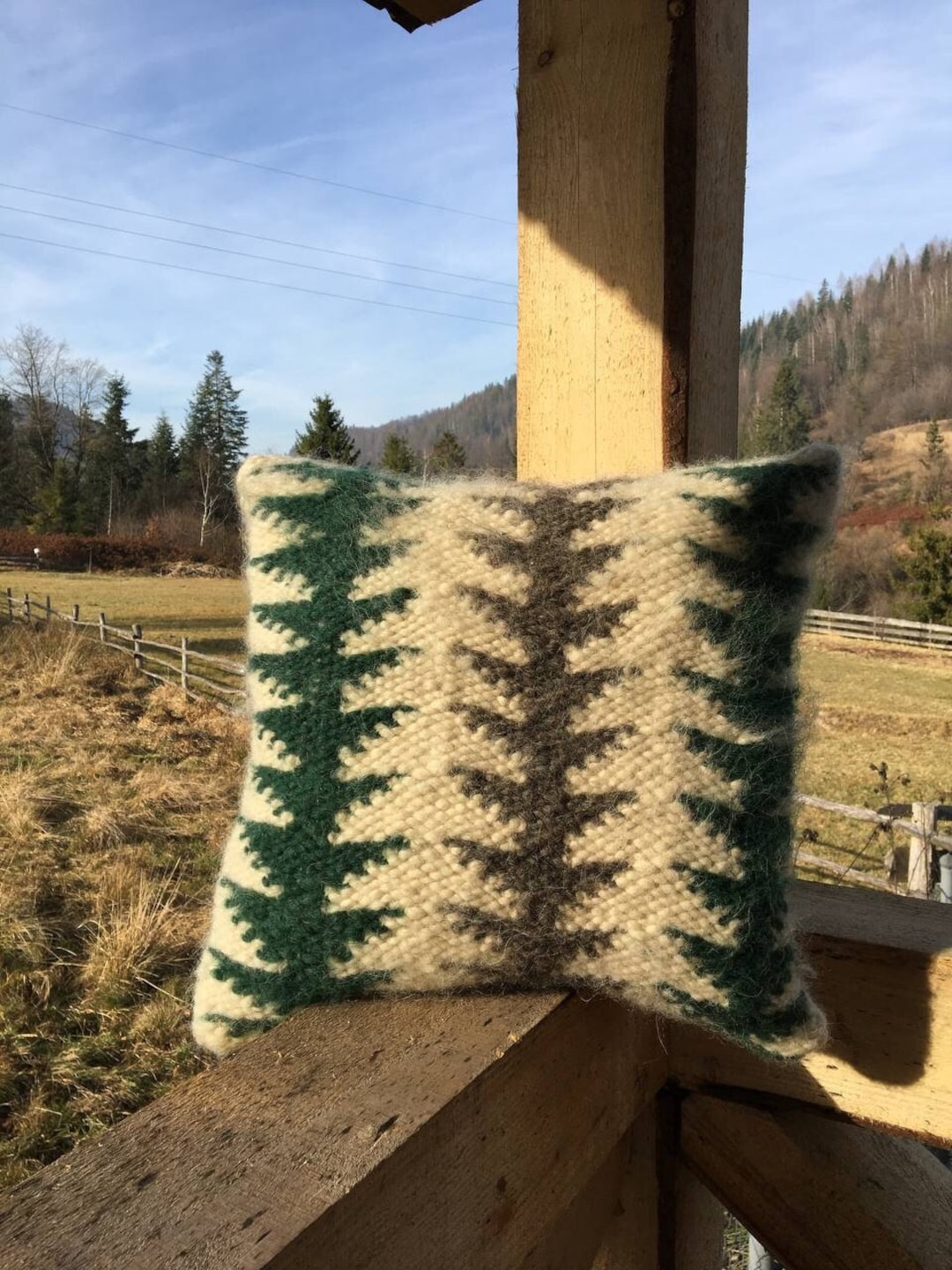 Wool Pillow, Natural Comfort and Support, Decorative Wool Pillow, Add ...