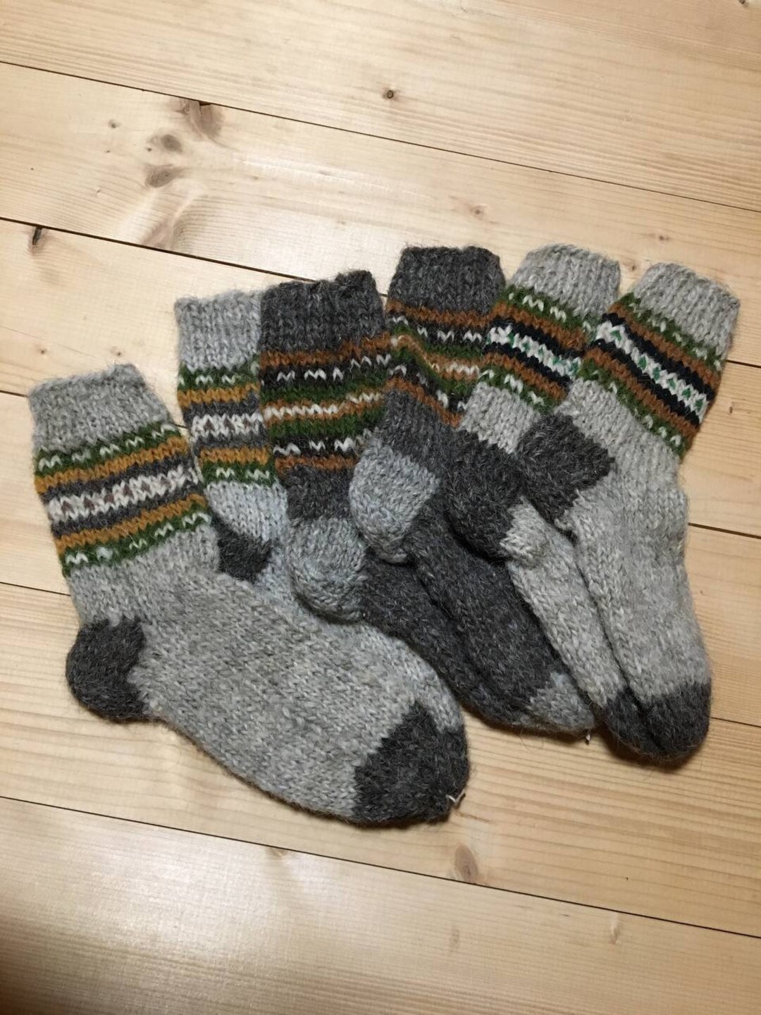 Wool Socks Sheepskin Socks Warm up Your Legs Foot Massage Woolen ...