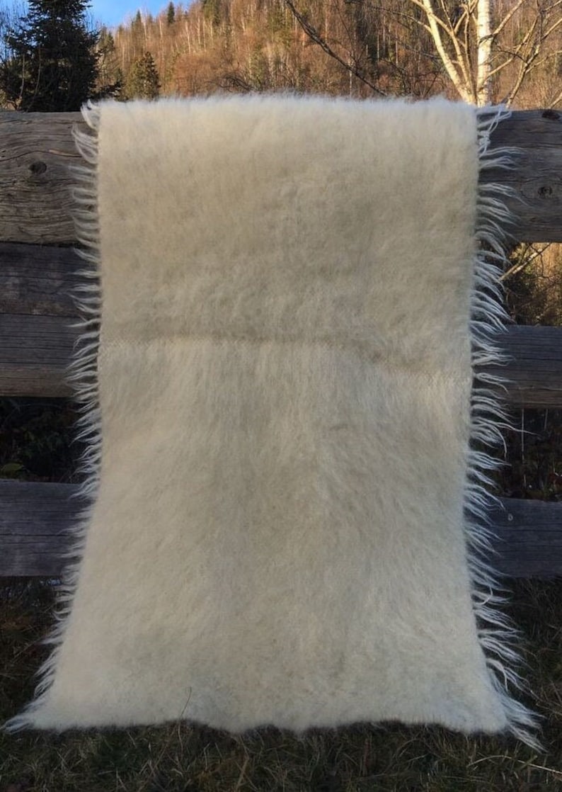 Hand Woven Sheep Wool Blanket, Natural Cover, Ethic Rug, Decor, Cozy ...