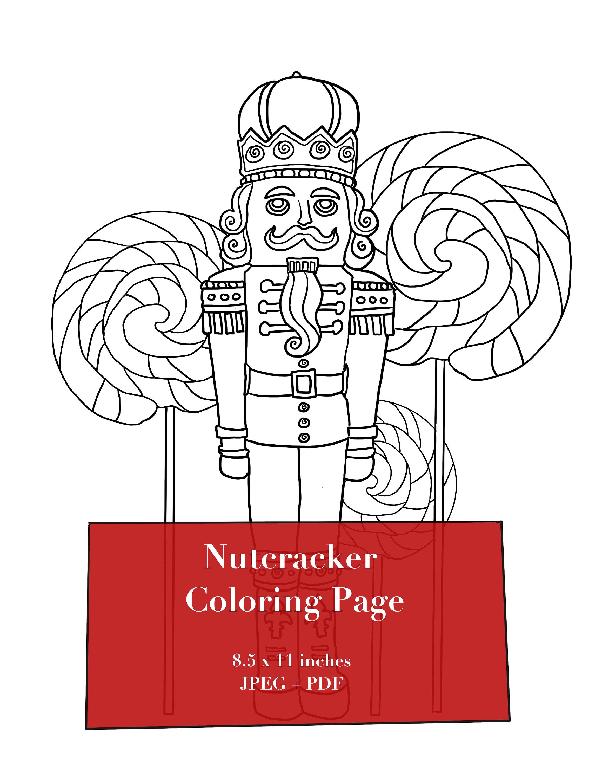 Christmas Nutcracker Coloring Pages