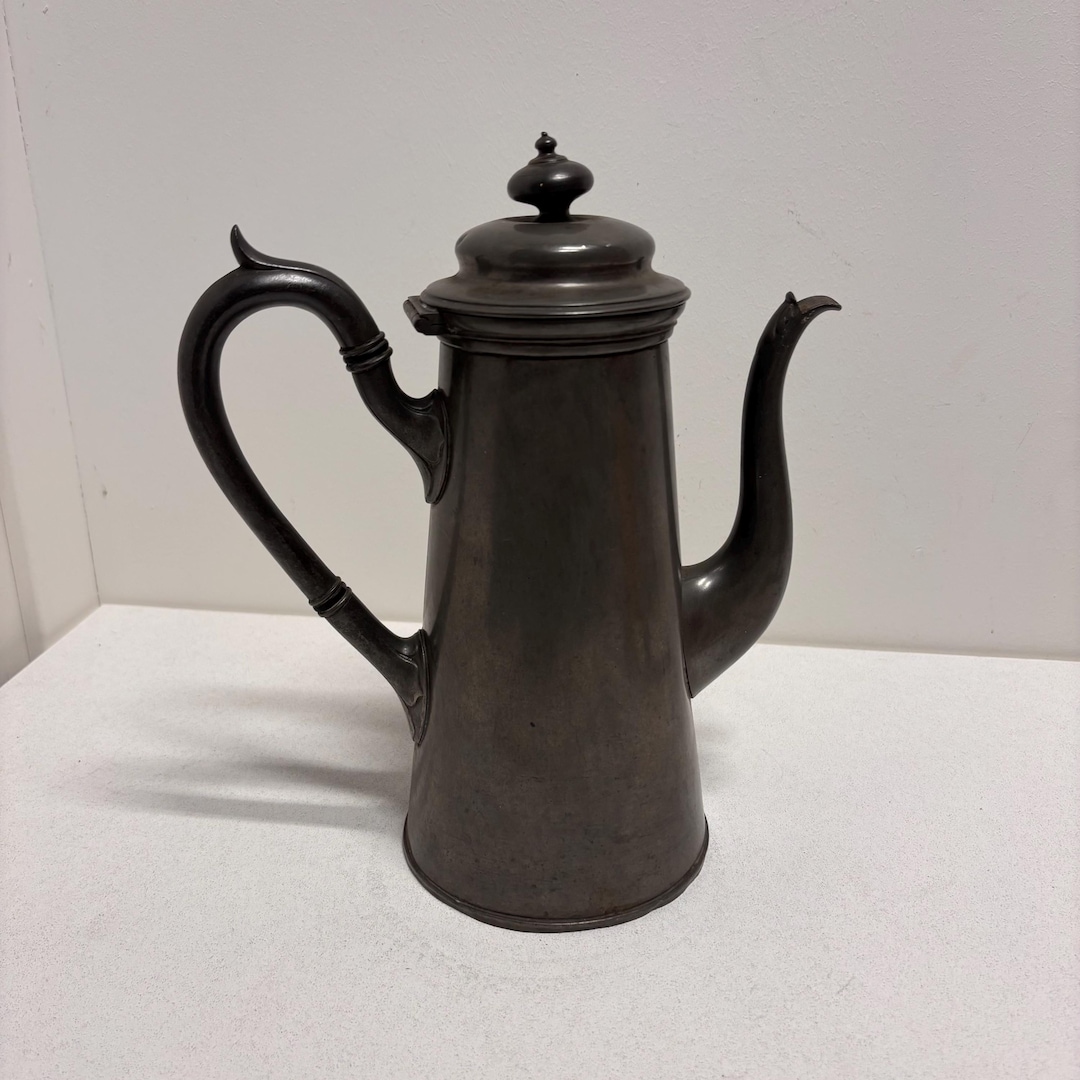 Antique Pewter Coffee Pot - 19th Century - Old - Sheffield - Etsy