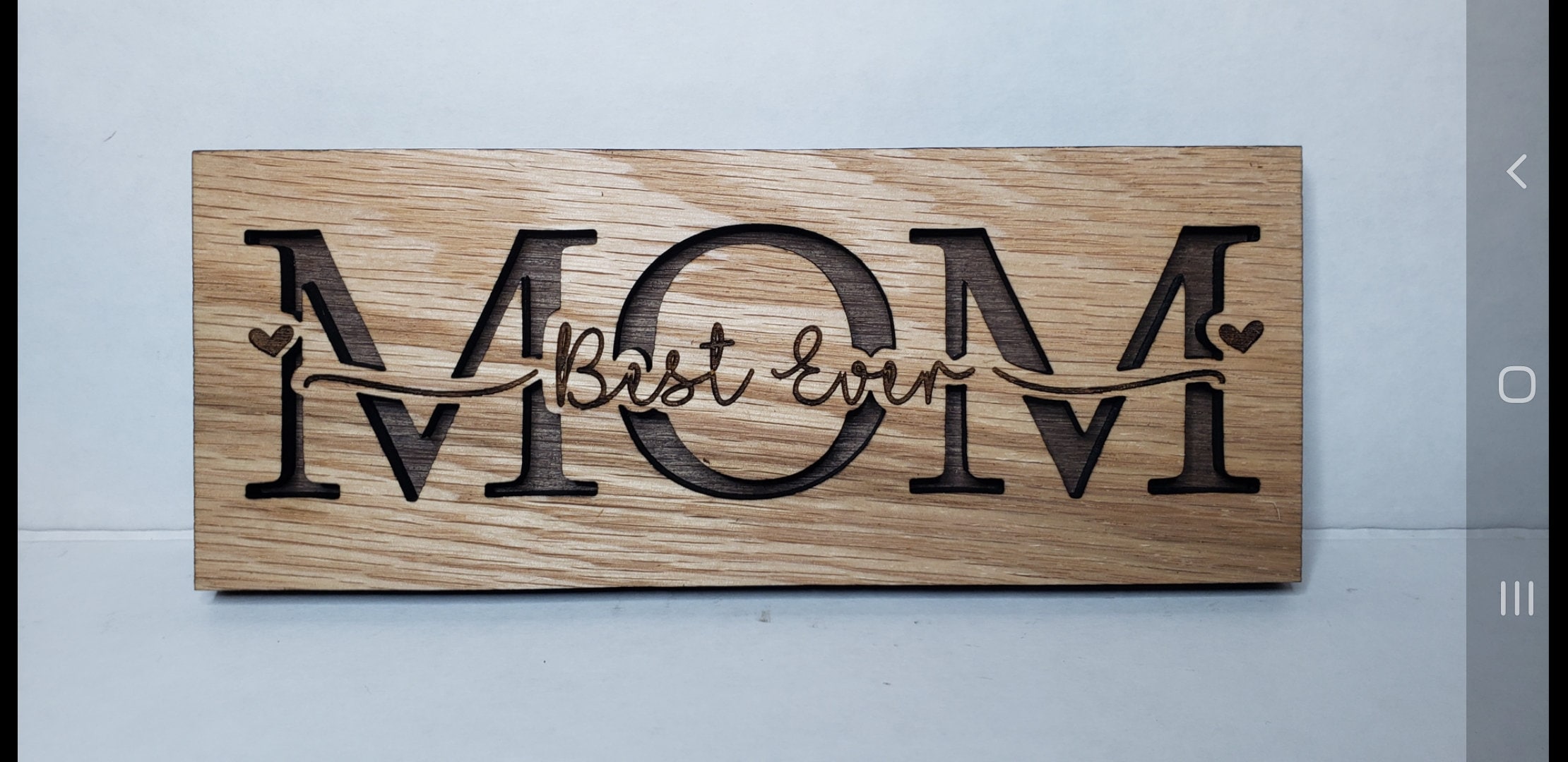 BEST EVER MOM Plaque. Instant Download Includes Glowforge/ Laser Ready ...