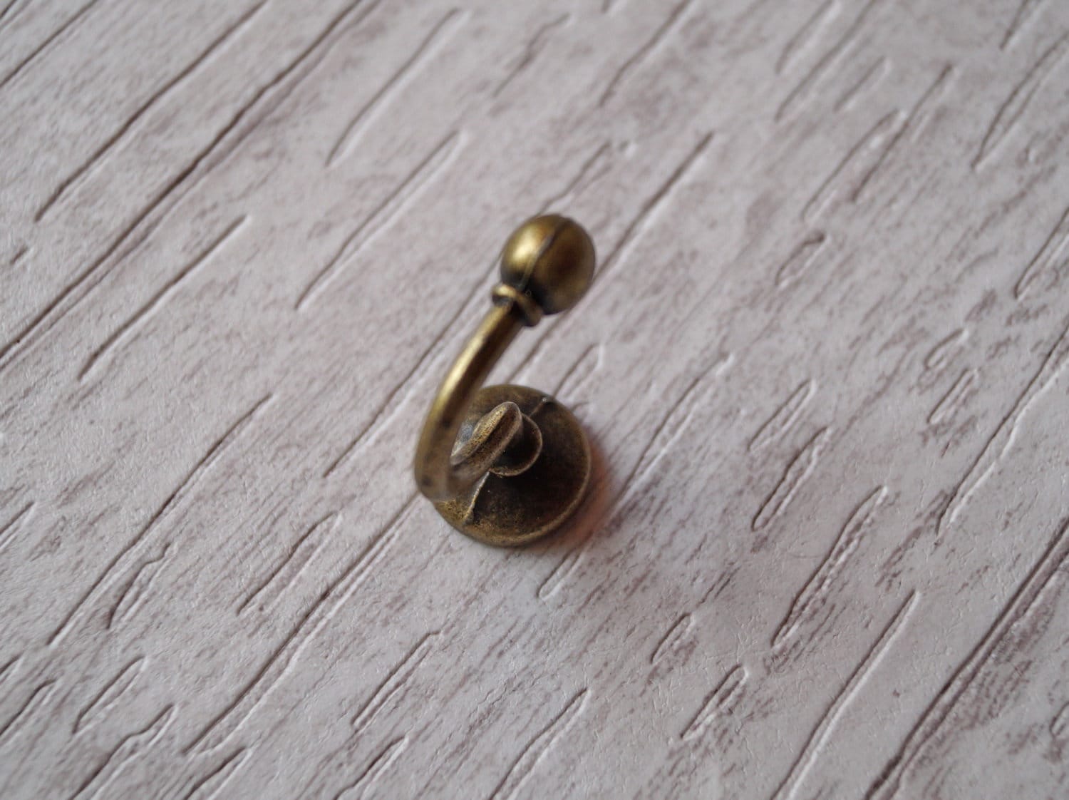 1.3" Brass Key Hooks - Small Decorative Hook - Key Hanger - Etsy