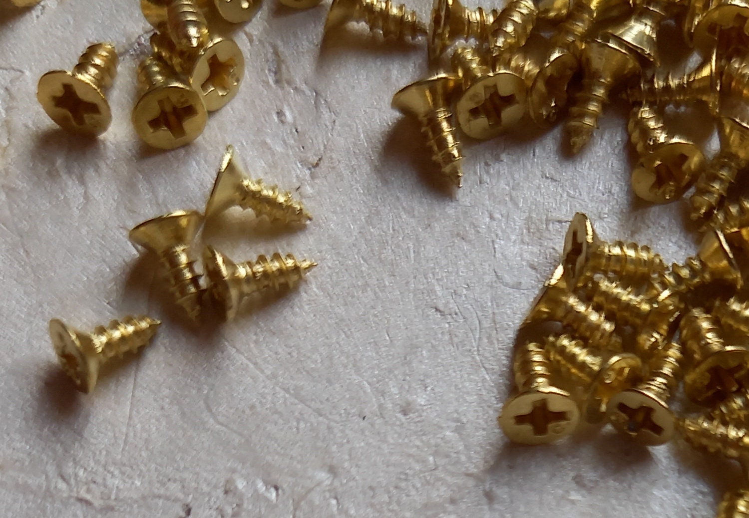 2 X 5 Mm Miniature Screws 100 Psc Small Gold Screws Screws for Hinges ...