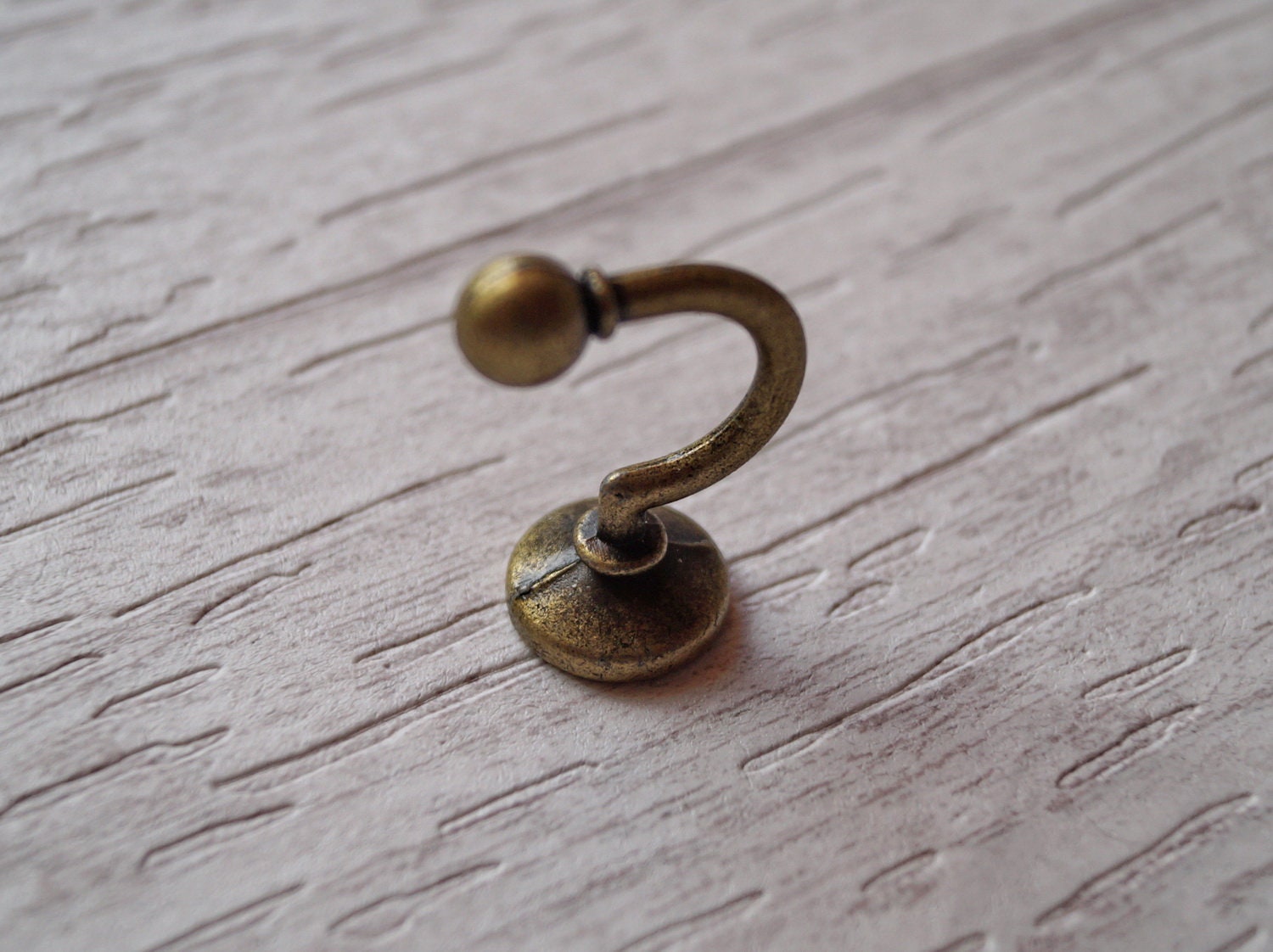 1.3 Brass Key Hooks Small Decorative Hook Key Hanger - Etsy