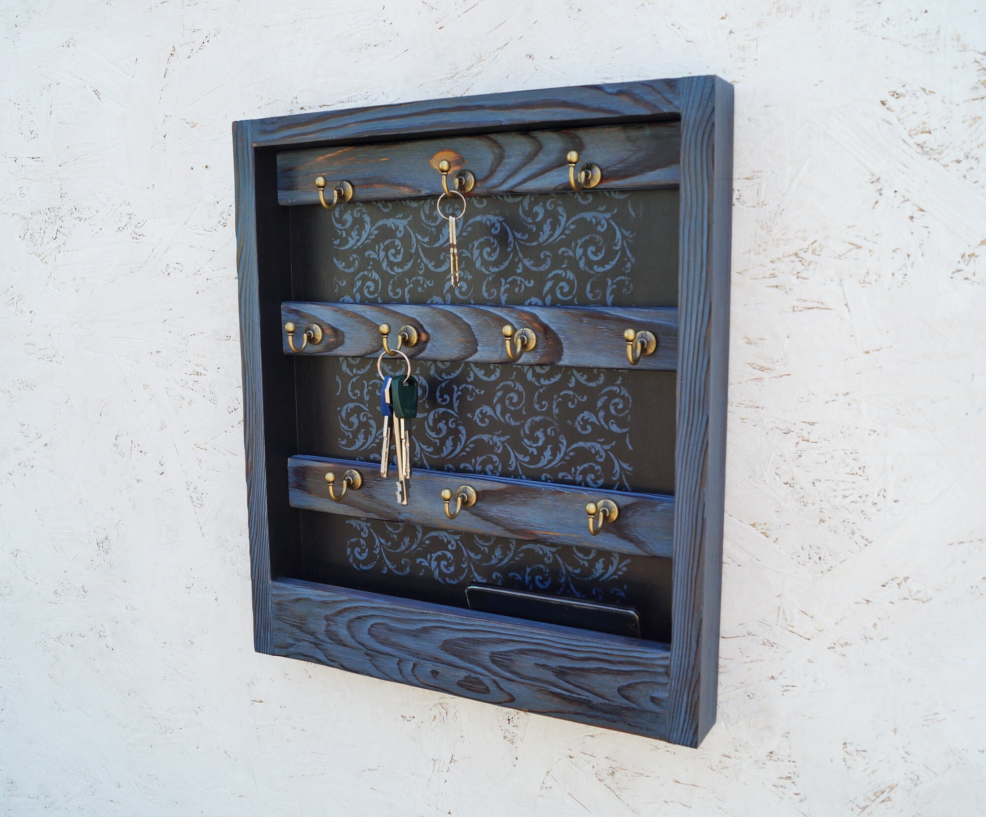 1.3 Brass Key Hooks Small Decorative Hook Key Hanger - Etsy