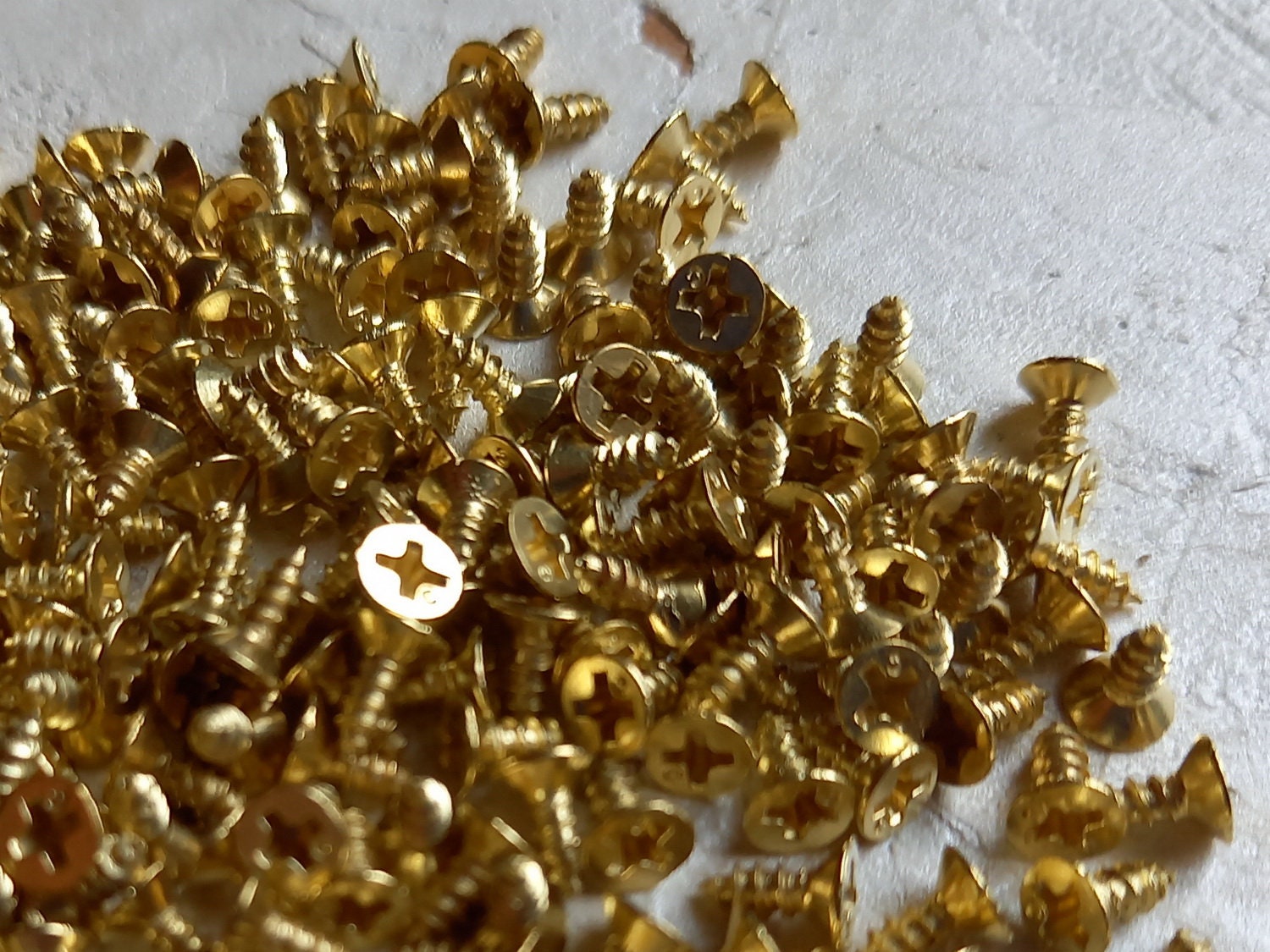 2 X 5 Mm Miniature Screws 100 Psc Small Gold Screws Screws for Hinges ...