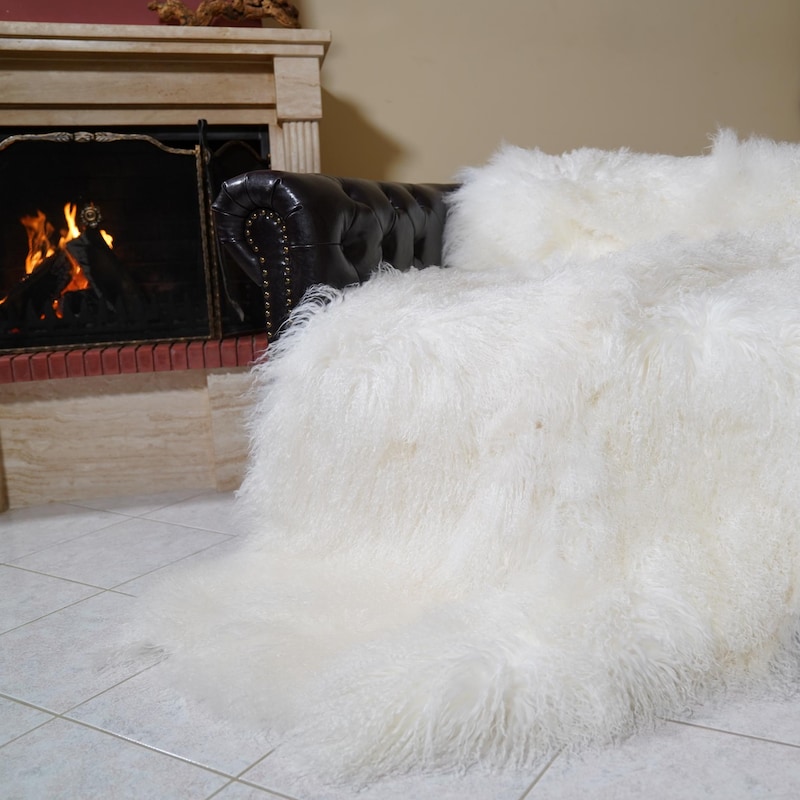 Mongolian Sheepskin Real - Etsy