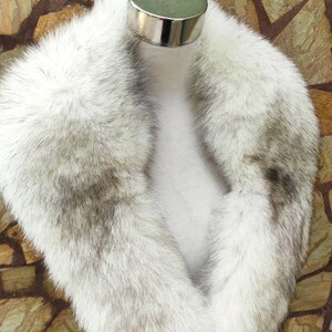 Fur Collar • Real Fox Fur Collar • Real Fur Scarf • Fur Wrap • Fur ...