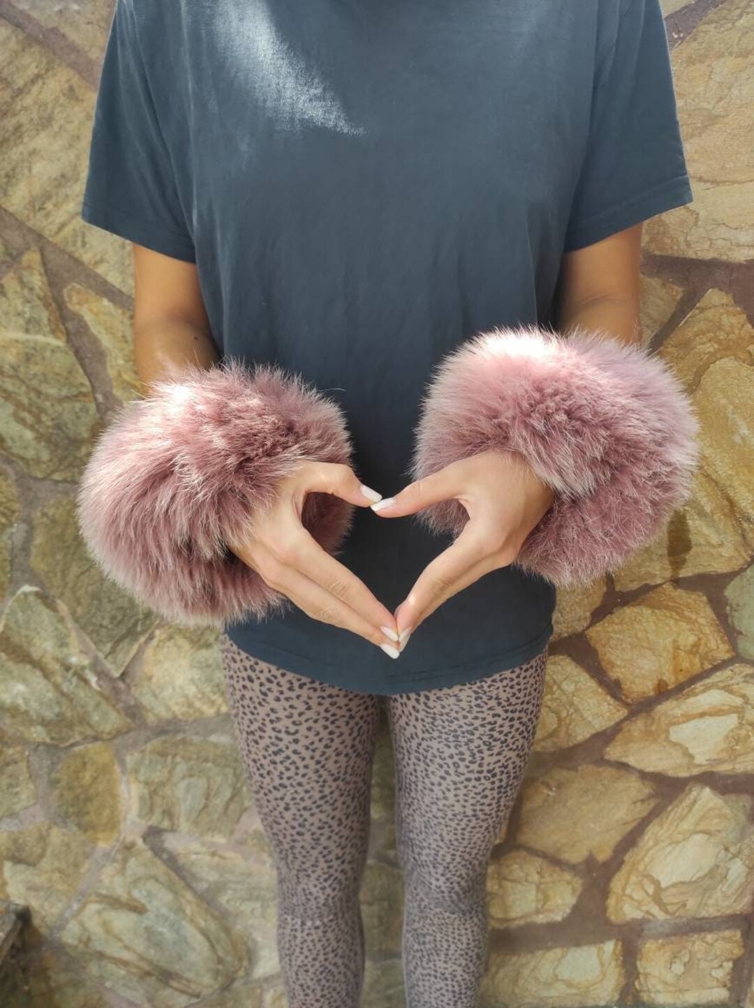 Fur Cuffs, Fur Cuffs for Wrists, Fox Fur Cuffs - Etsy