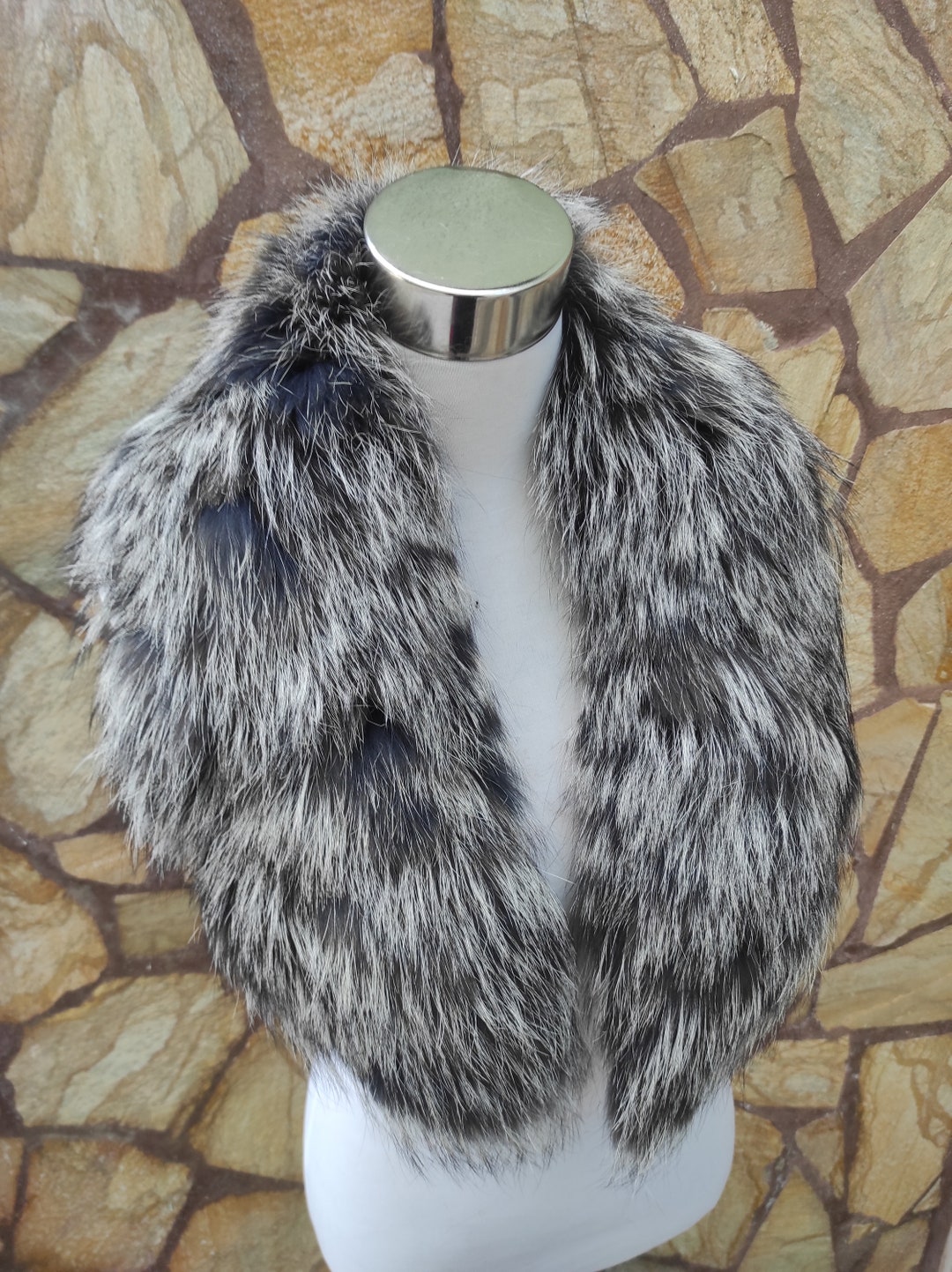 Fur Collar Real Fox Fur Collar Real Fur Scarf Fur Wrap - Etsy