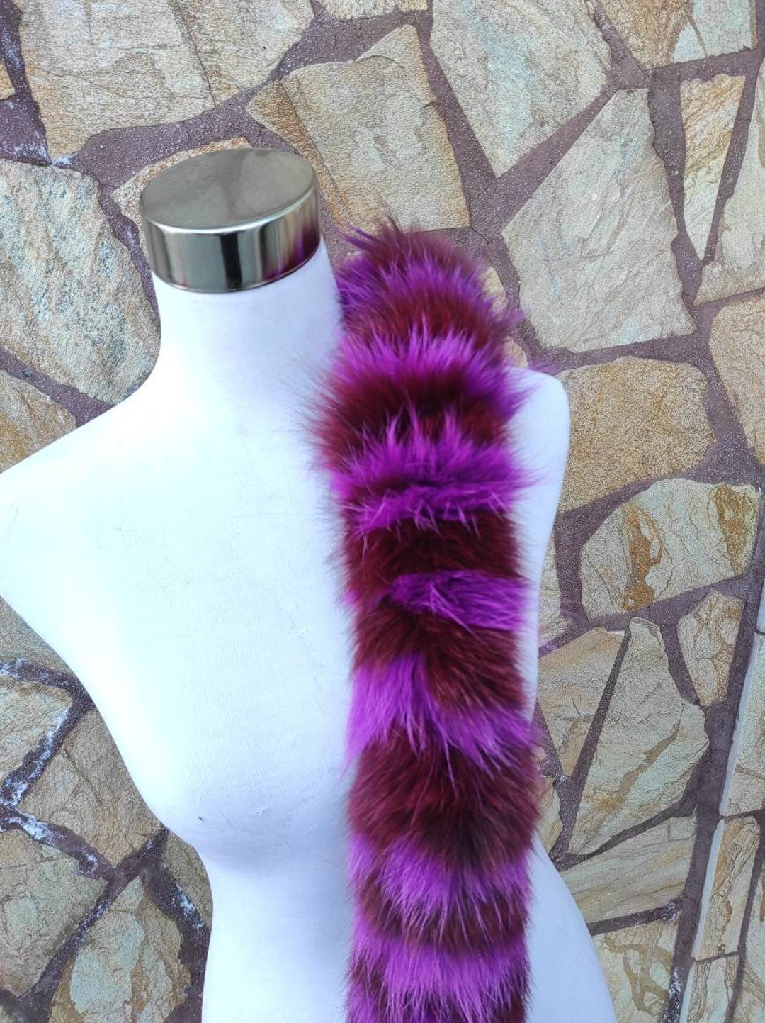 Fur Trim for Hood, Fox Fur Collar, Fur Collar - Etsy