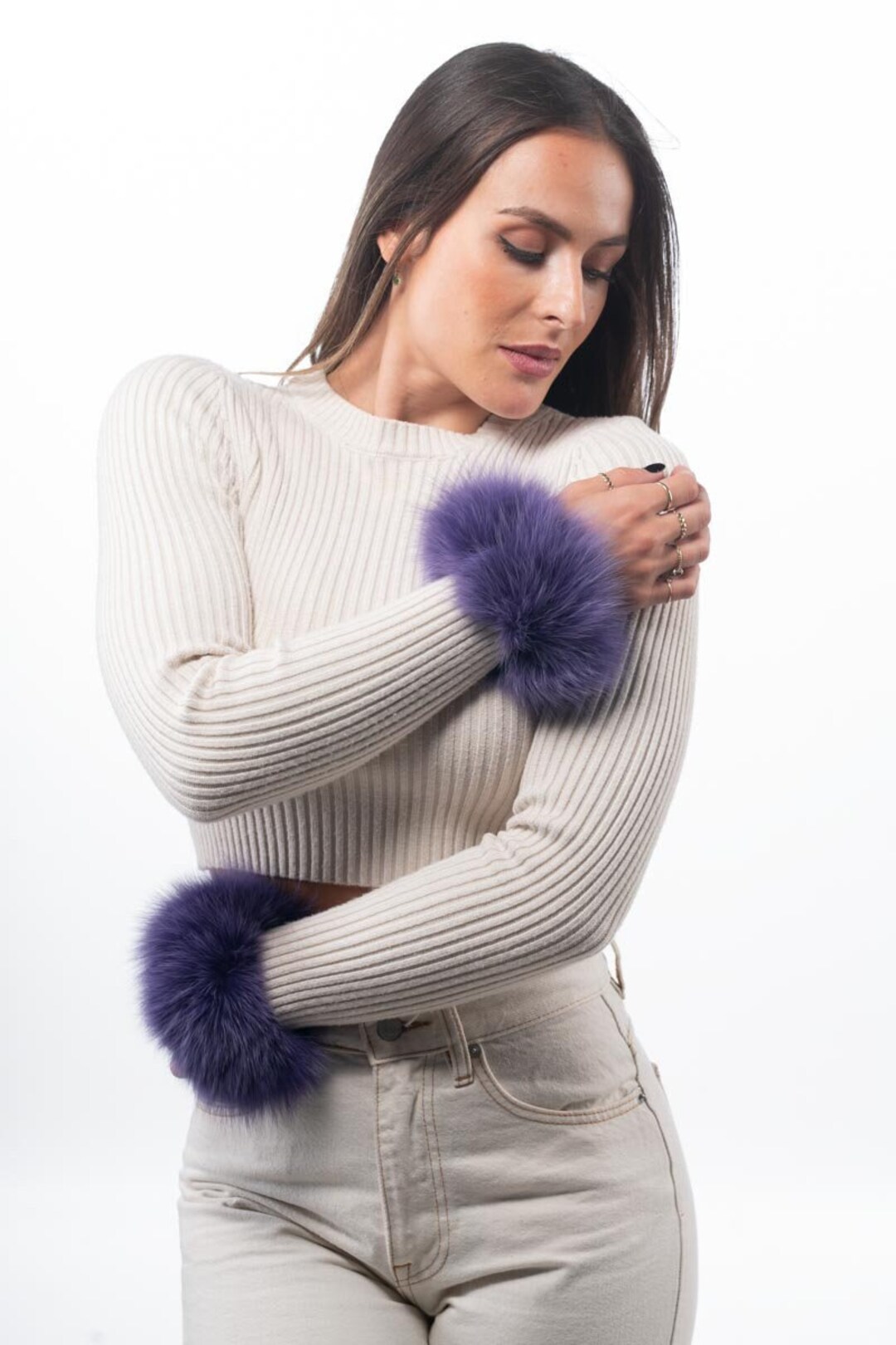 Fur Cuffs, Fur Cuffs for Wrists, Fox Fur Cuffs - Etsy