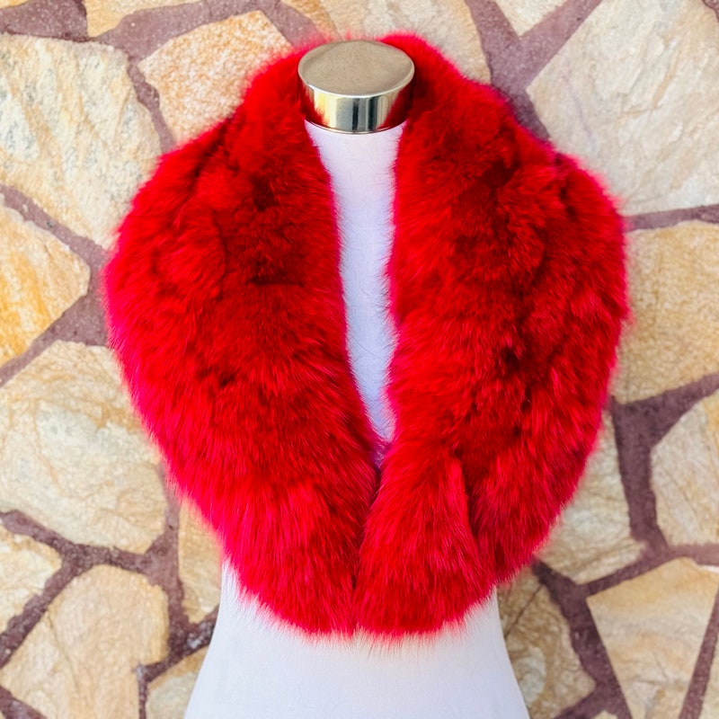 Red Fox Scarf - Etsy