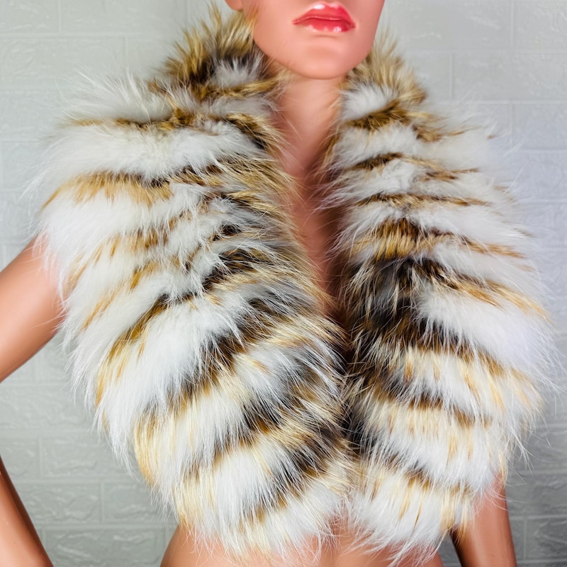 Real Gold Fur Stole - Etsy