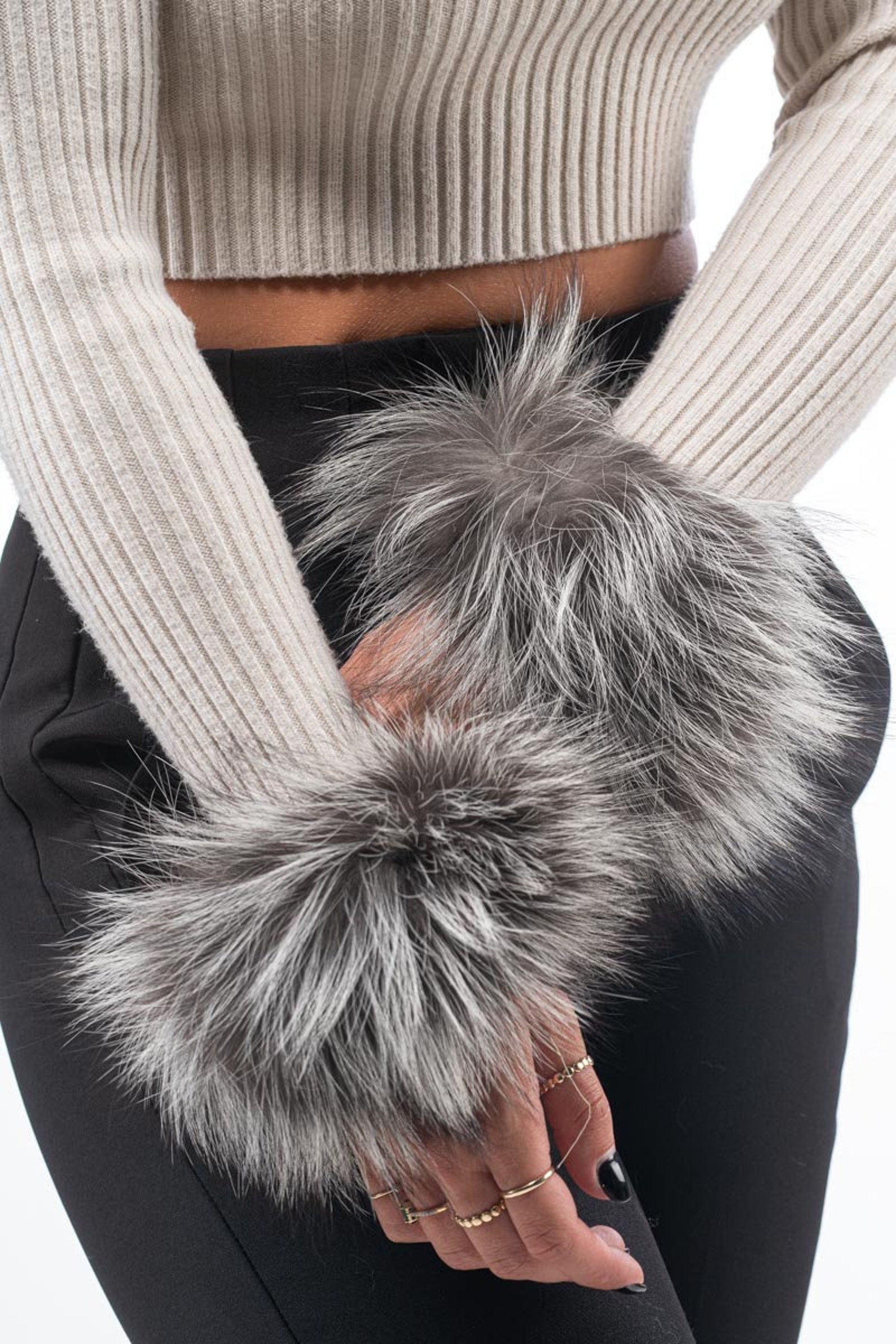 Fur Cuffs Fur Cuffs for Wrists Fox Fur Cuffs | Etsy