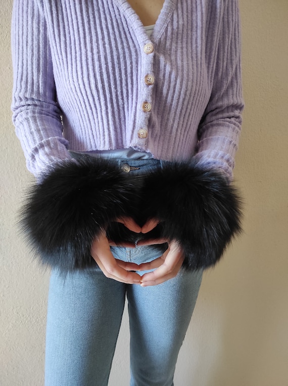 Fur Cuffs Fur Cuffs for Wrists Fox Fur Cuffs | Etsy