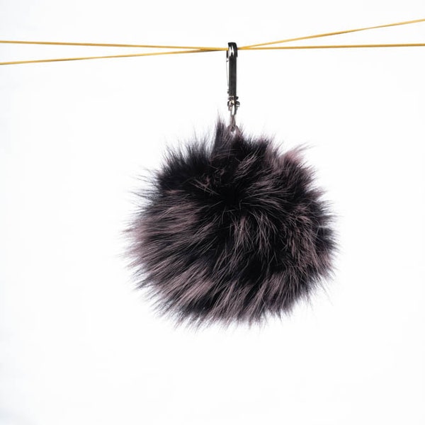 Fur Ball Keychain - Etsy