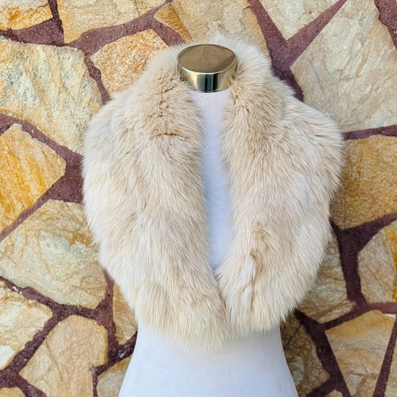 Col en fourrure amovible - Etsy France