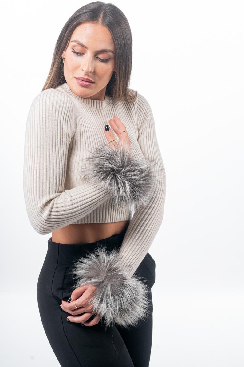 Fur Cuffs Fur Cuffs for Wrists Fox Fur Cuffs | Etsy