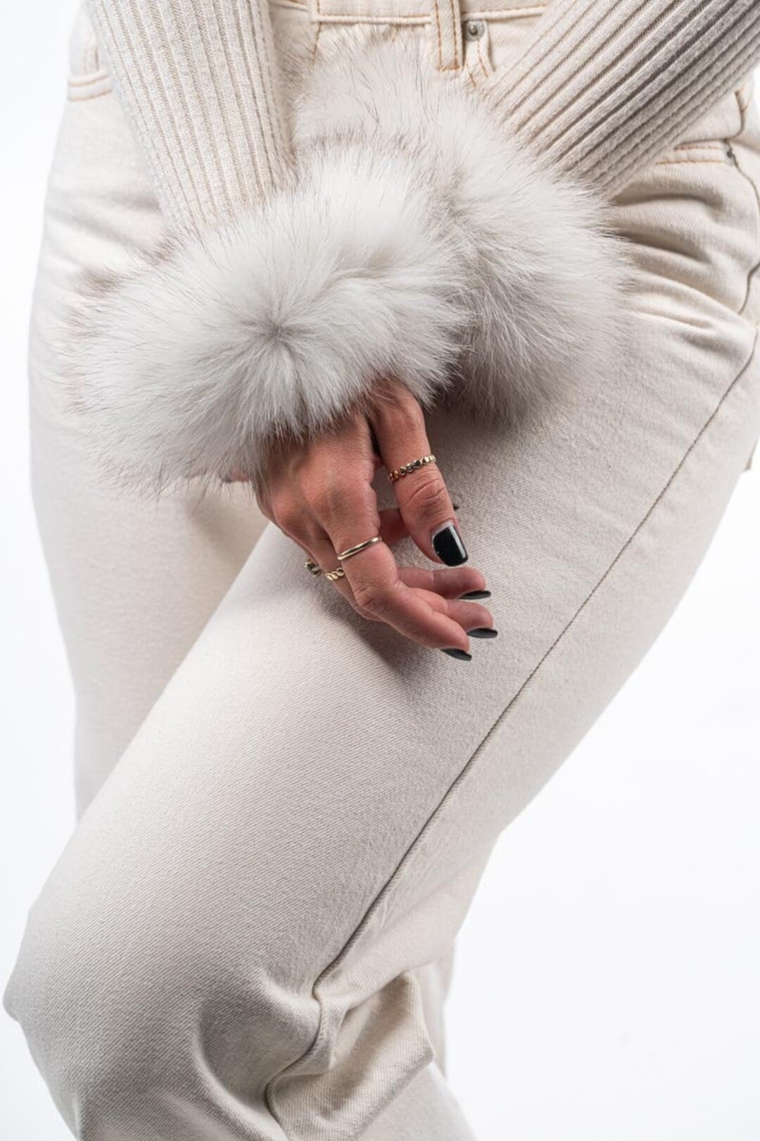Fur Cuffs, Fur Cuffs for Wrists, Fox Fur Cuffs - Etsy