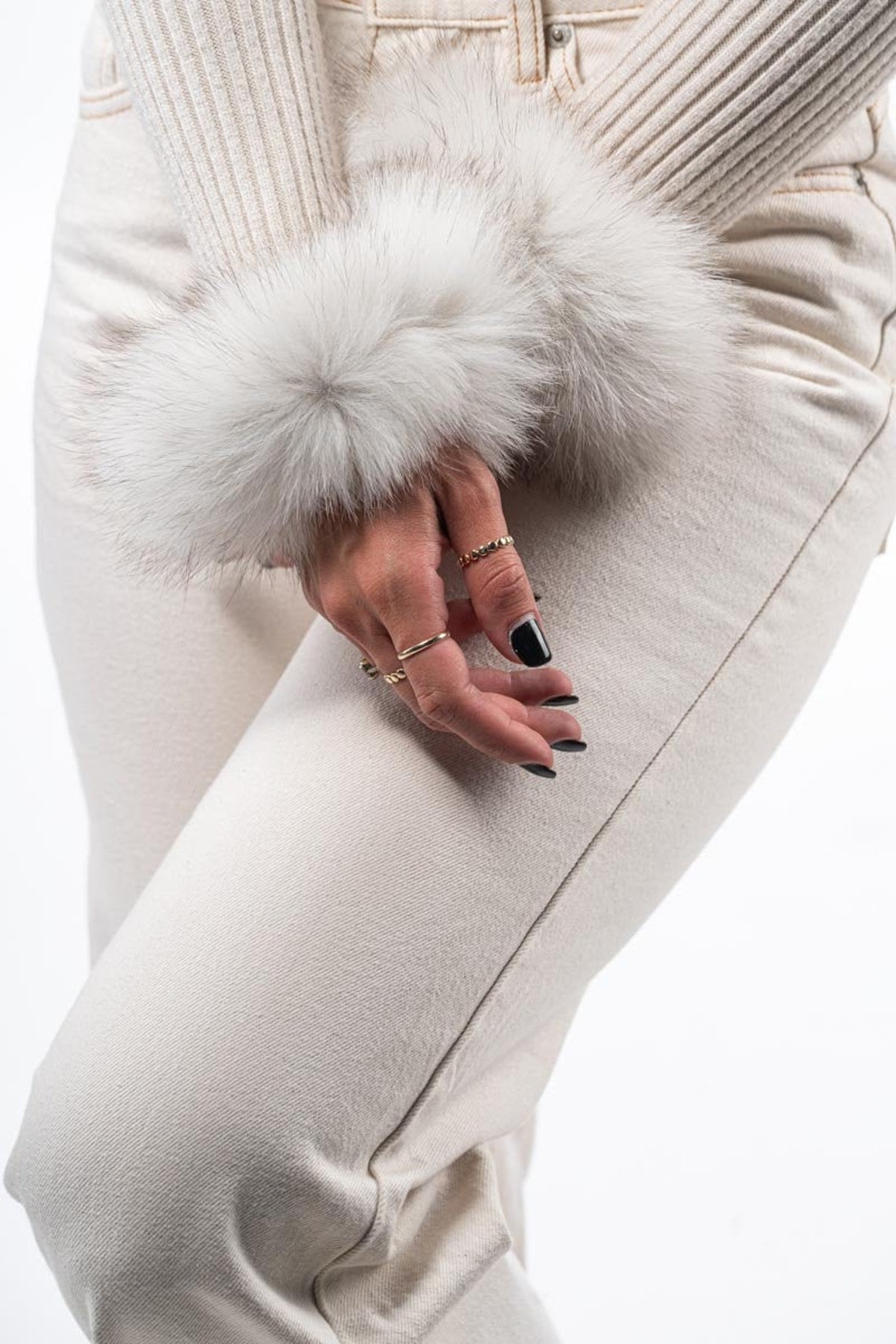 Fur Cuffs Fur Cuffs for Wrists Fox Fur Cuffs - Etsy