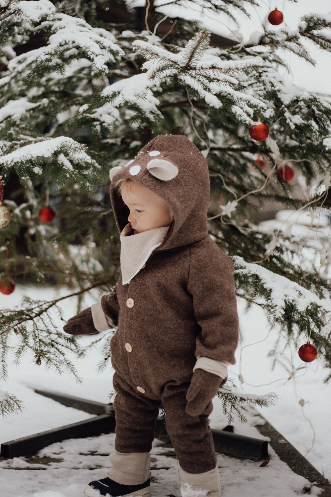 Wollwalk Overall Reh Bambi Kitz für Babys & Kinder Baby - Etsy.de